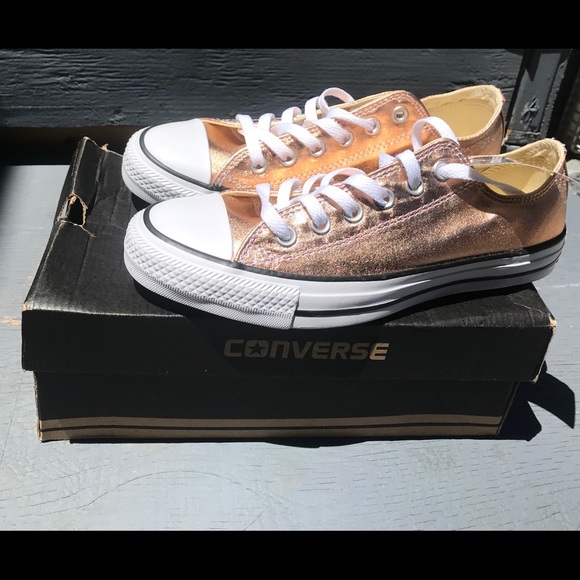 Converse | Shoes | Metallic Sunset Glowwhite Converse | Poshmark